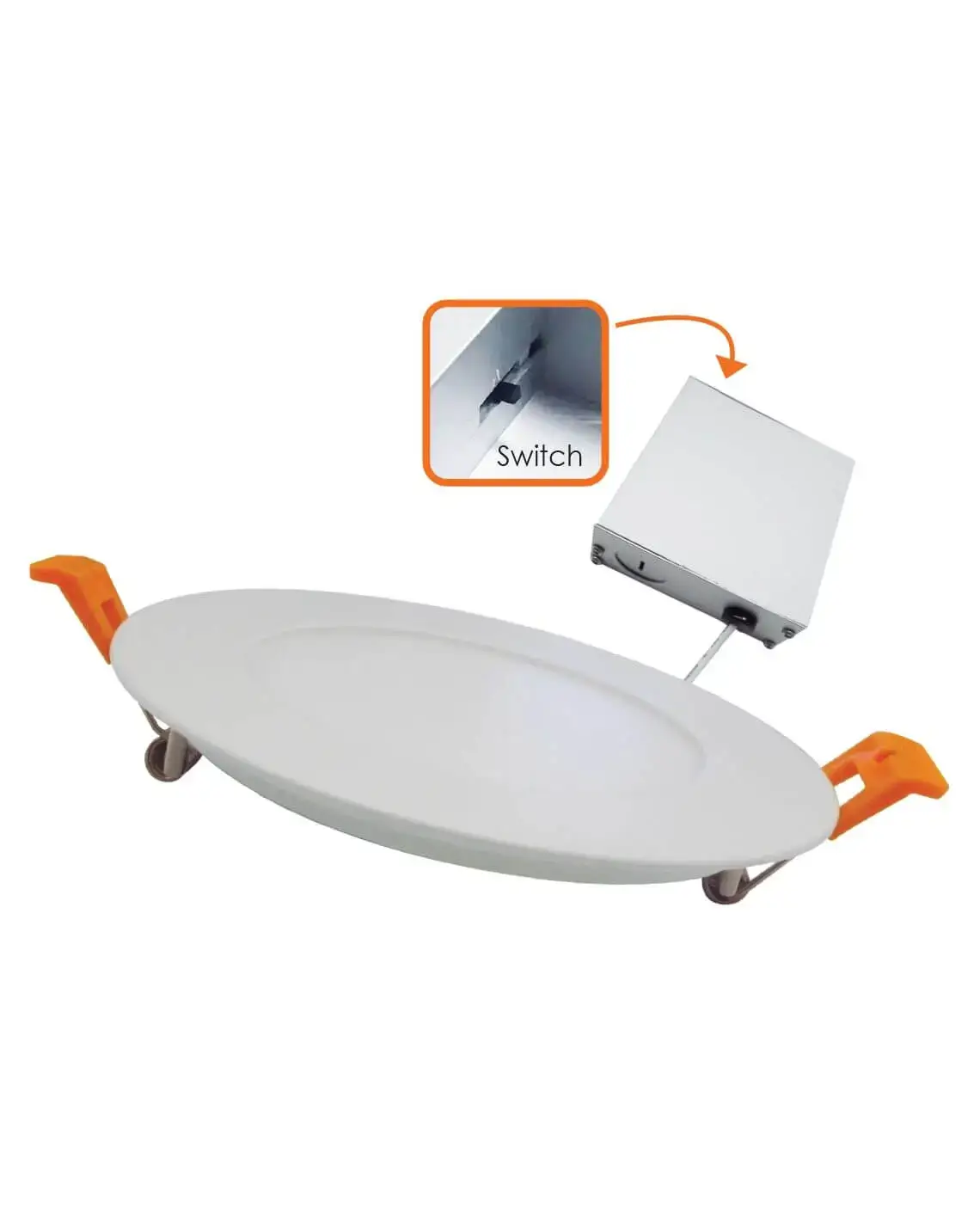 4″ Slim Panel 3 Way CCT Round - Supralight