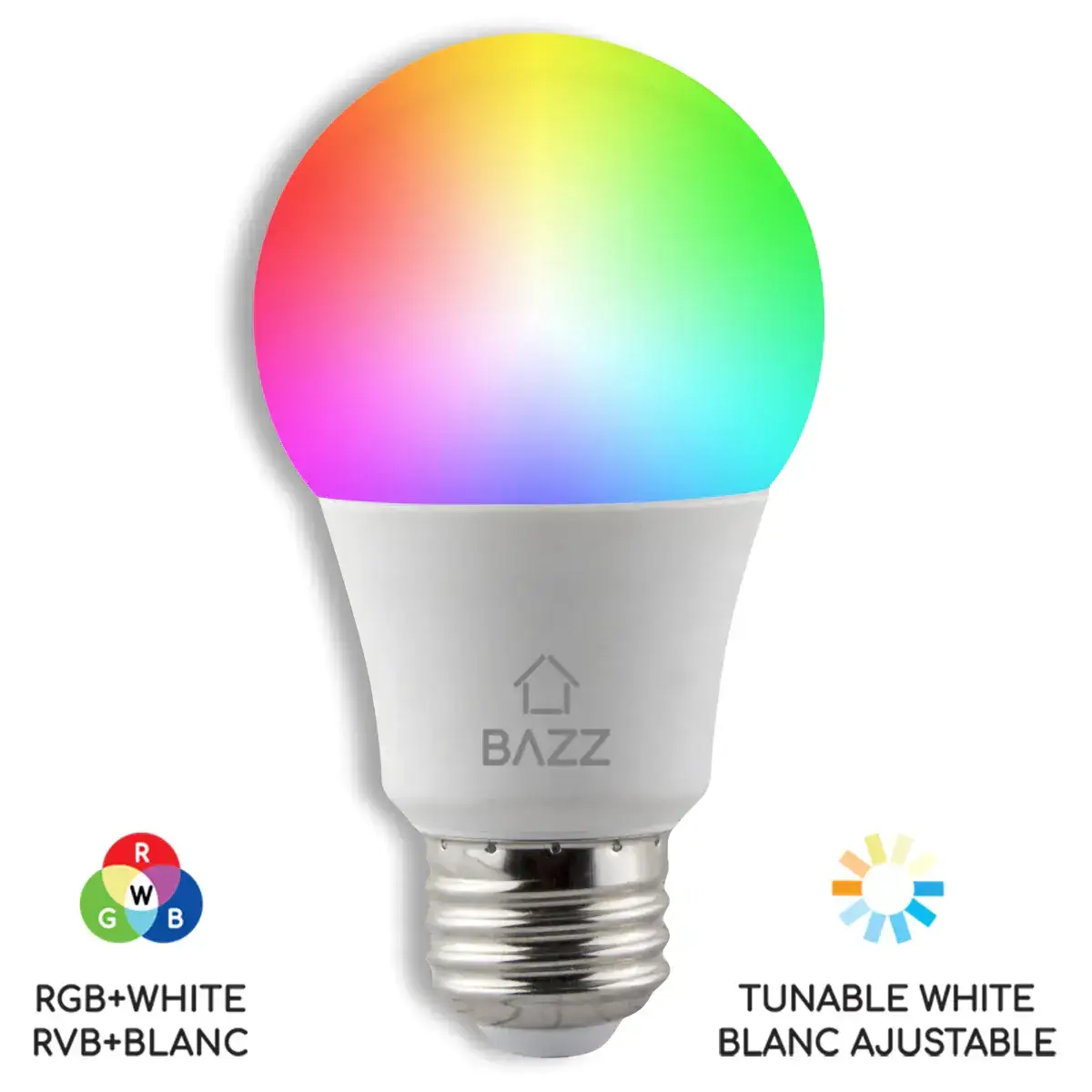 A19 Smart WiFi RGB LED Bulb - Supralight